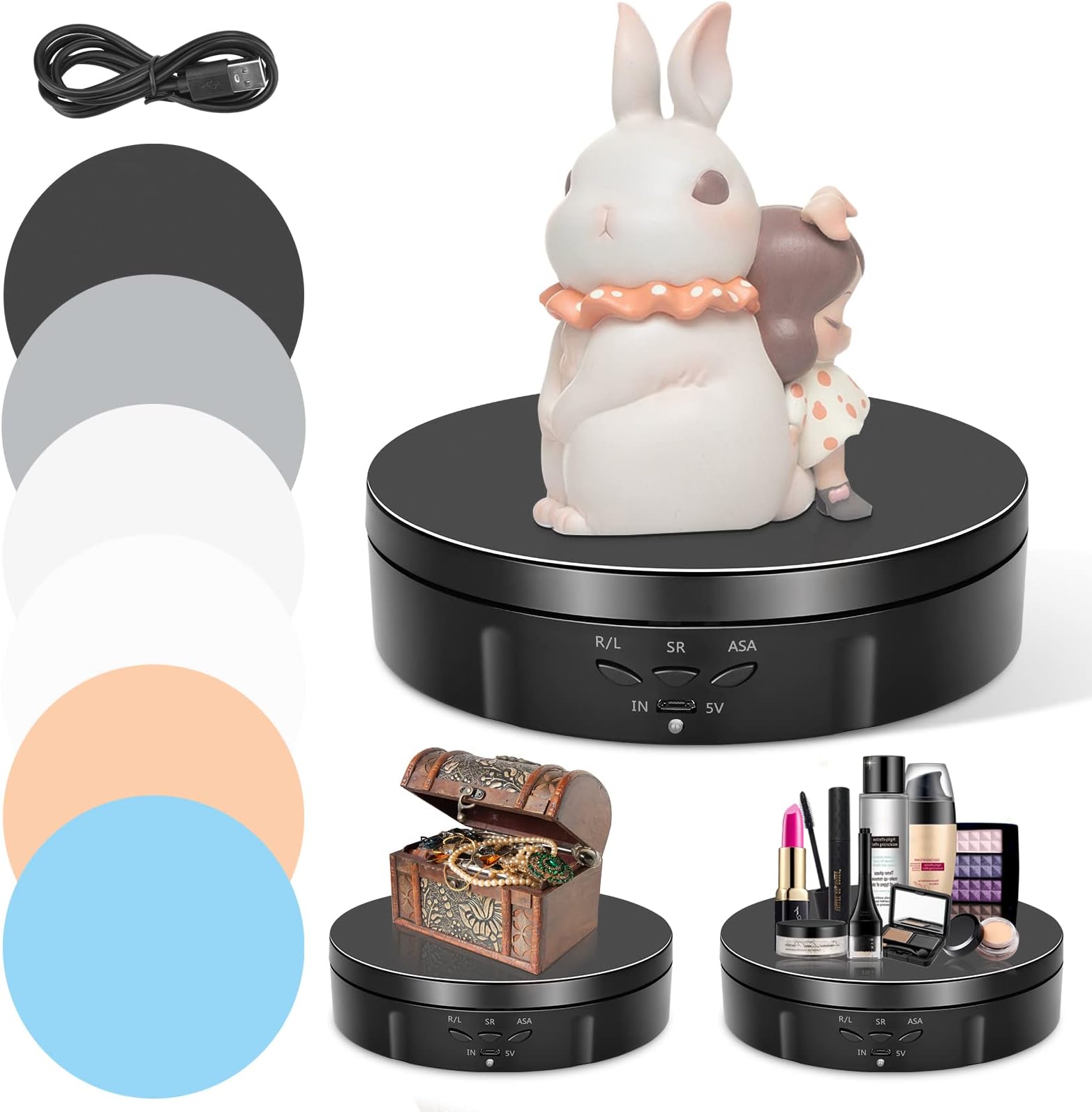 Base Giratoria Electrica, VAYOTOY Plataforma Giratoria Electrica de 360 ...