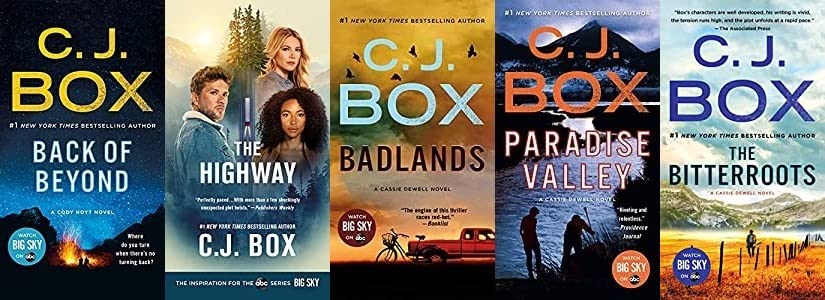 "Cassie Dewell Novels 5 Book Set Back of Beyond, The Highway, Badlands ...