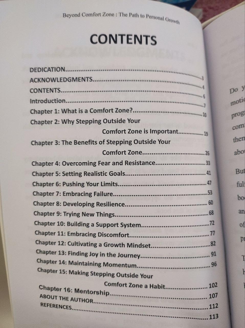 Amazon.in: Buy Beyond Comfort Zone : The Path to Personal Growth Book ...