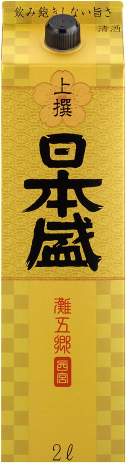 Amazon.co.jp: 日本盛 上撰サケパック [ 日本酒 兵庫県 2000ml ] : 食品・飲料・お酒