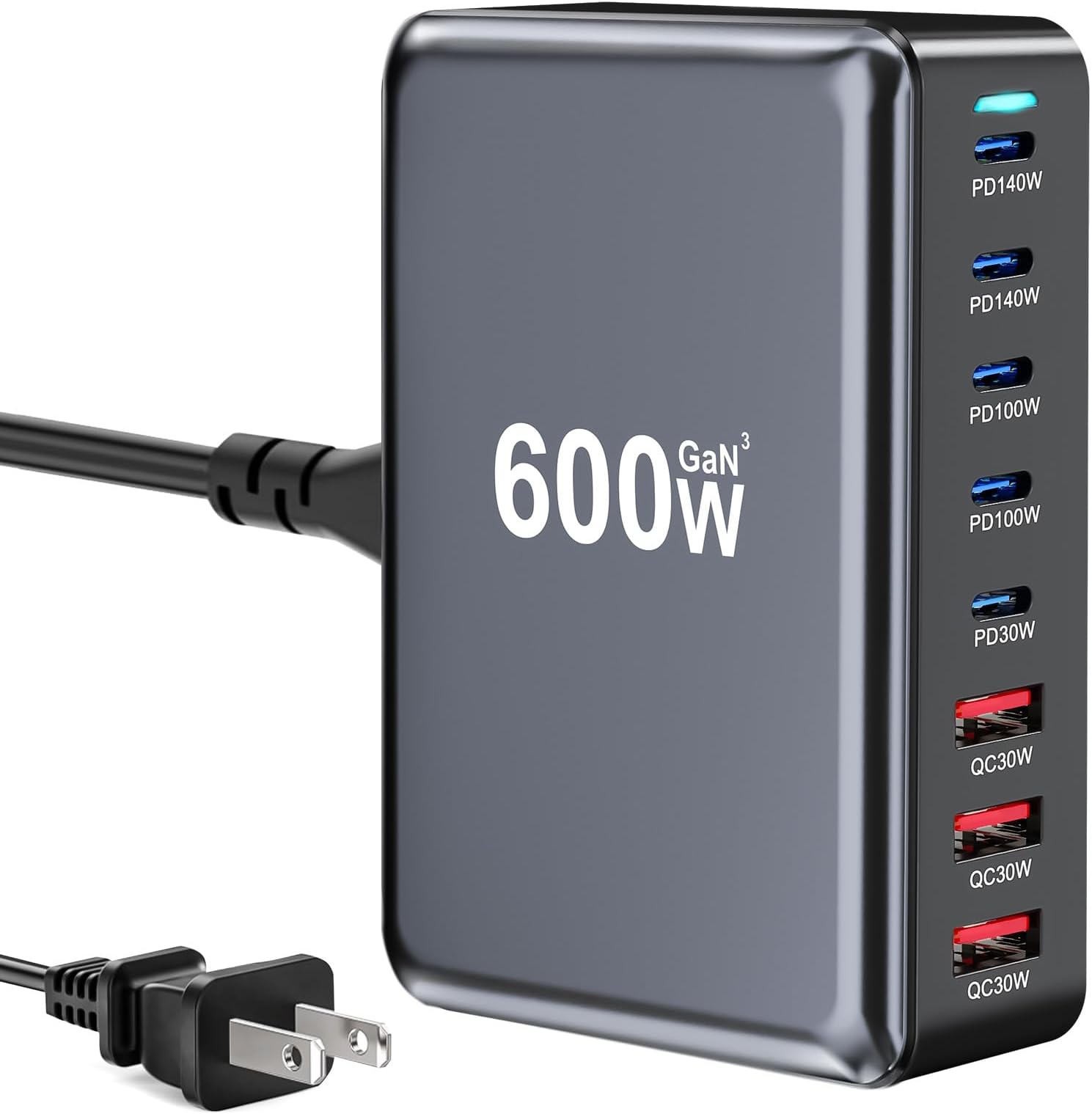 Amazon.com: 320W USB C Charger Block, 10-Port USB C Charging Station ...
