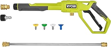Amazon.com: RYOBI Pressure Washer Trigger Handle Kit with Nozzles and ...