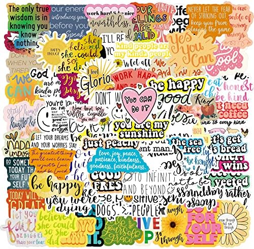 100Pcs Inspirational Stickers Motivational Stickers for Scrapbooking ...