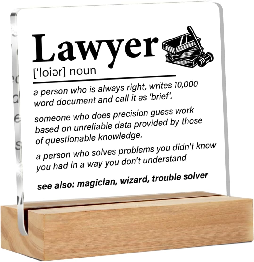 Amazon.com: Lawyer Gifts for Women Men, Presents for Lawyers, Lawyer ...