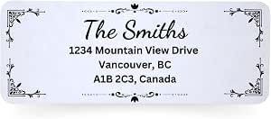 Set of 150 Self Adhesive Personalized Return Address Labels Recycled ...