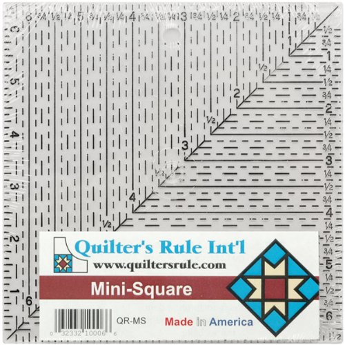 Amazon.com: Quilter's Mini Square Ruler-6-1/2''X6-1/2'' : Industrial ...