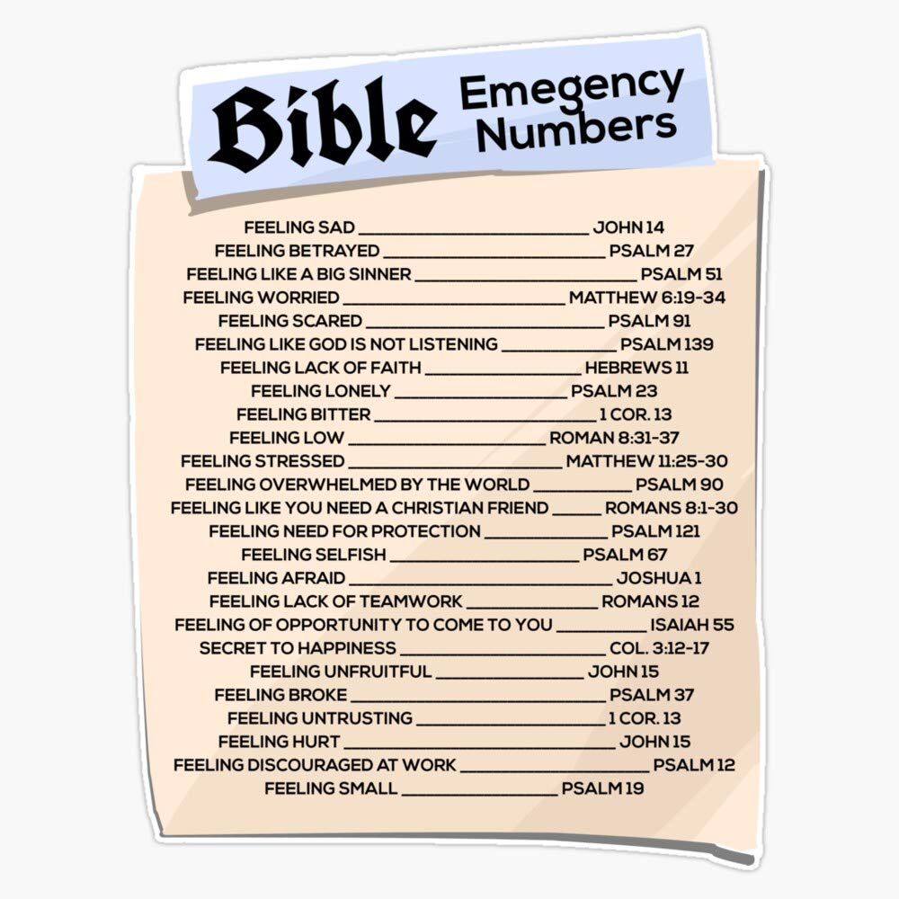 Bible Emergency Phone Numbers My First 123 Book Of Bible Numbers New