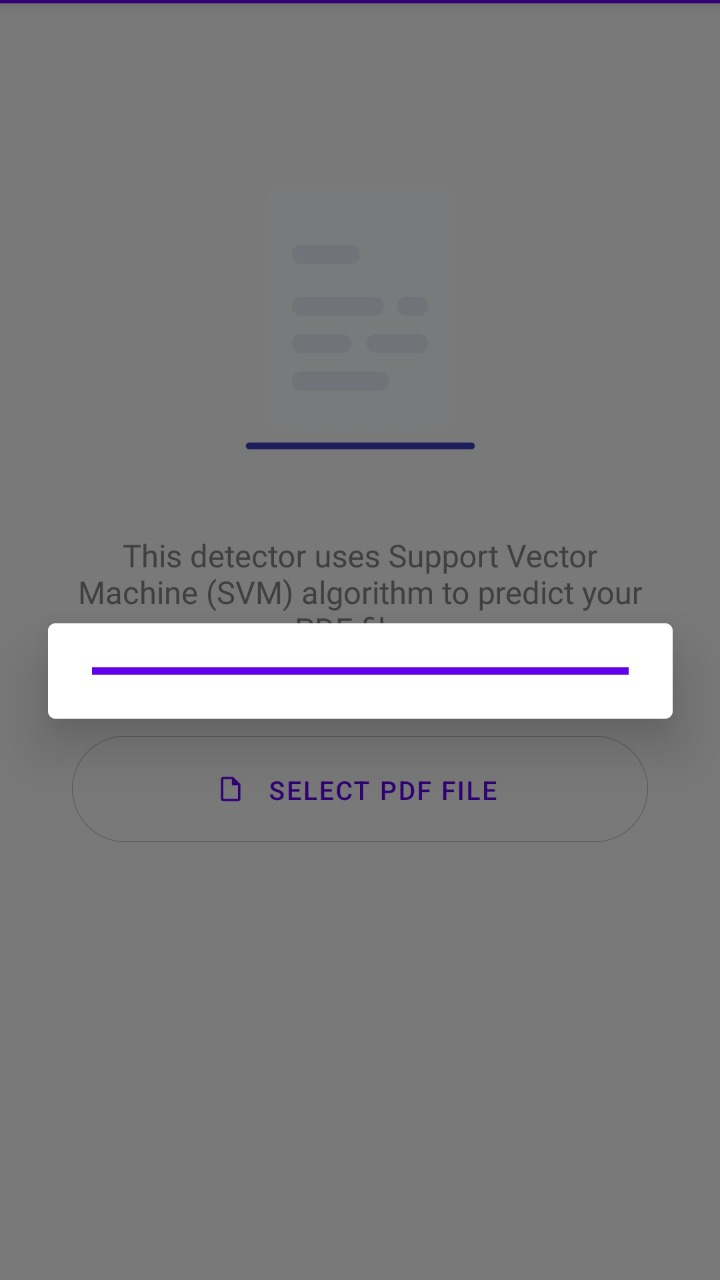 Malicious PDF Detection Using SVM - App on Amazon Appstore