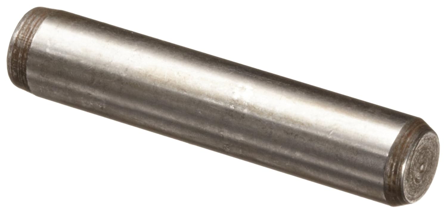 416 Stainless Steel Dowel Pin, Plain Finish, Meets MS16555, 1/4 ...
