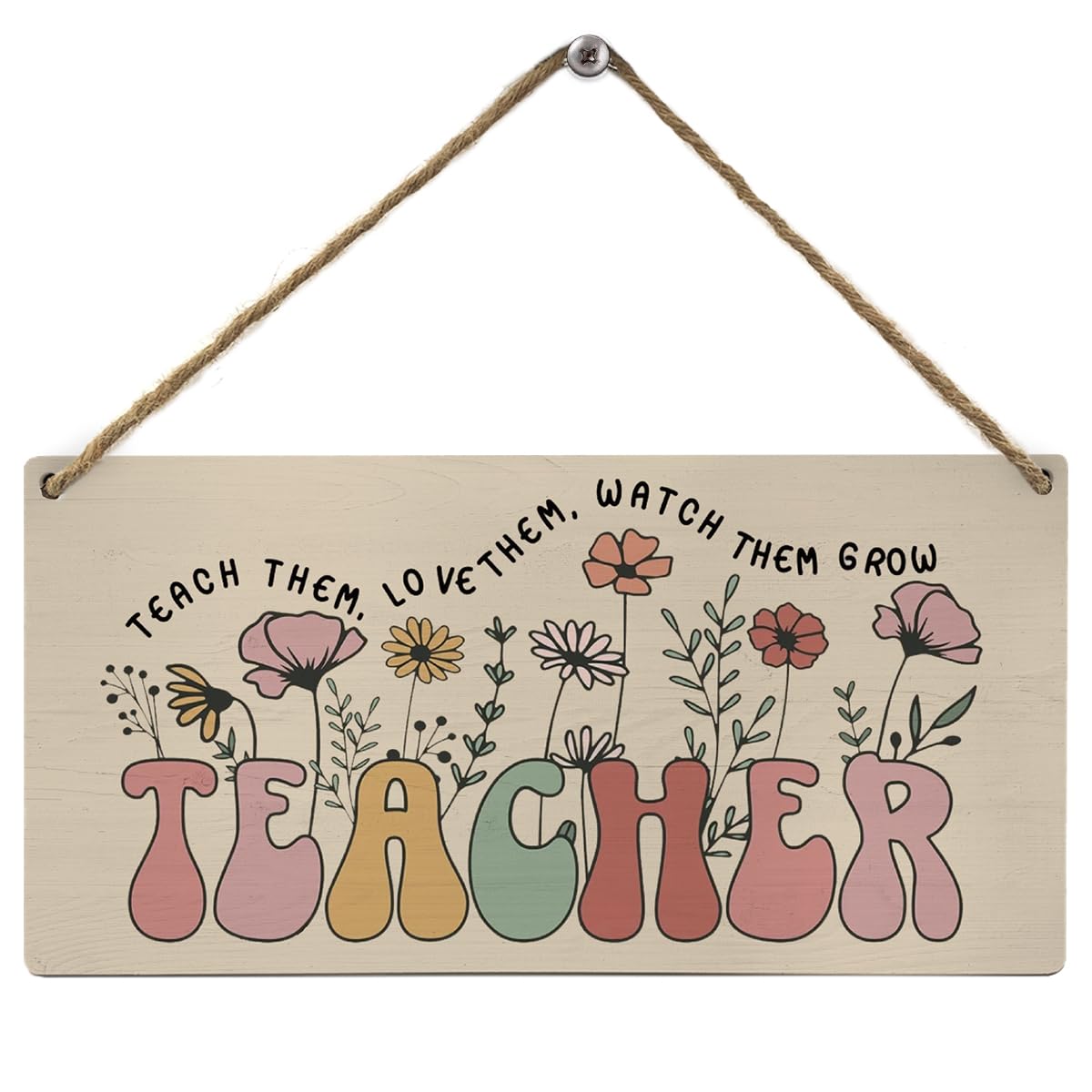 Amazon.com: Mtrgdn Teacher Appreciation Gifts Retro Classroom Decor ...