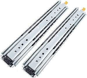 Amazon.co.jp: 1 Pair Heavy Duty Drawer Slides with Lock-in Out, 3 Fold ...