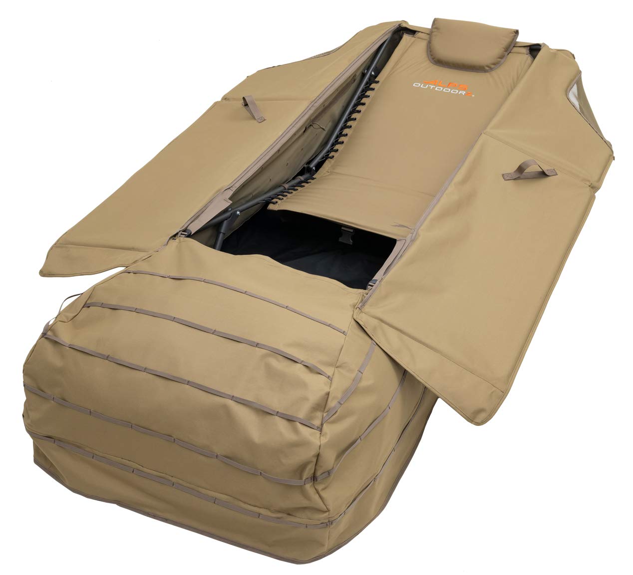 Snapklik.com : ALPS OutdoorZ Legend Layout Blind - Hunting Blind, Tan