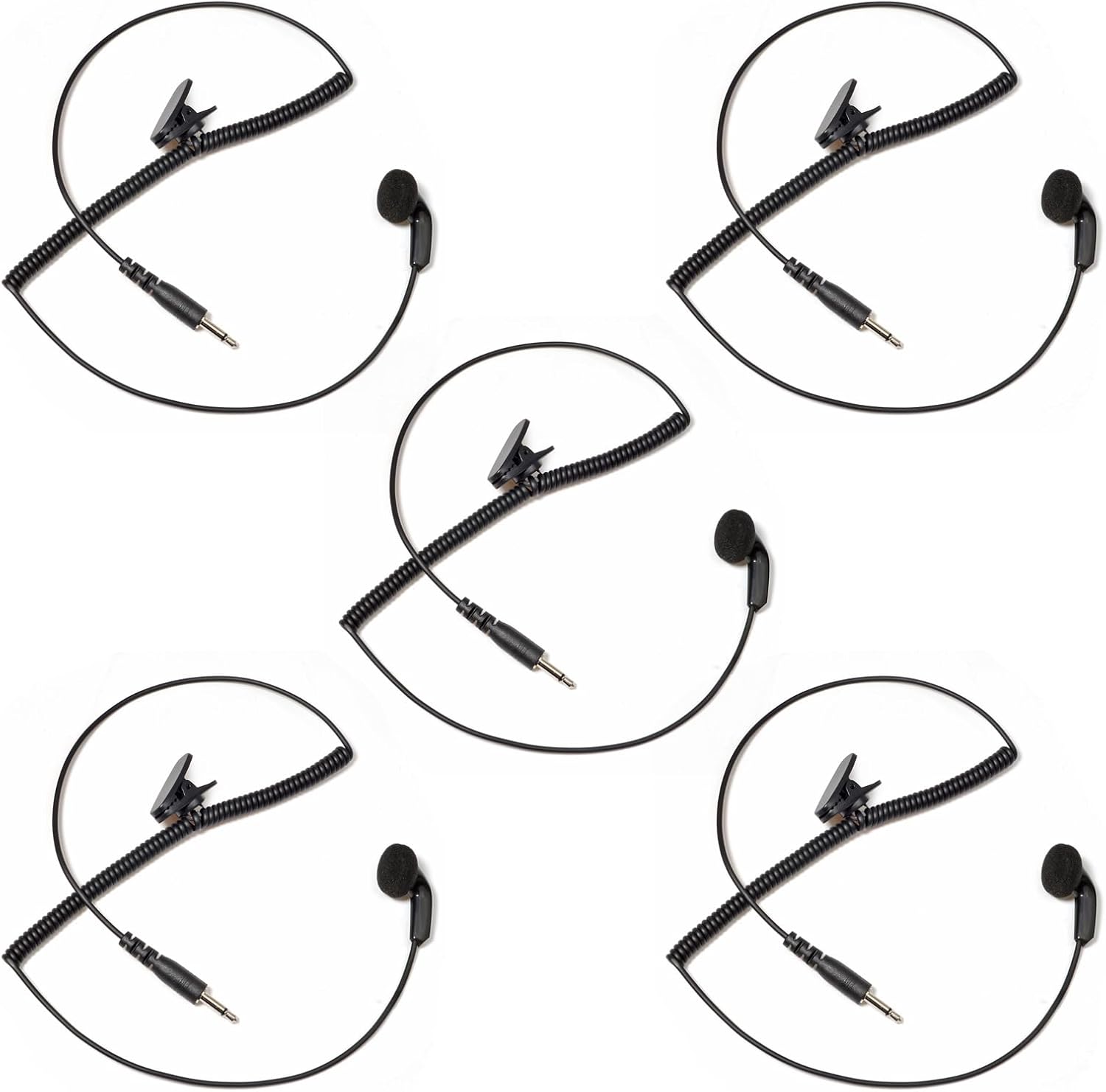 Amazon.co.jp: アイコム用 アルインコ用 インカムイヤホン ストレートΦ3.5オプション用 オープンエアー型 片耳 5点セット ...