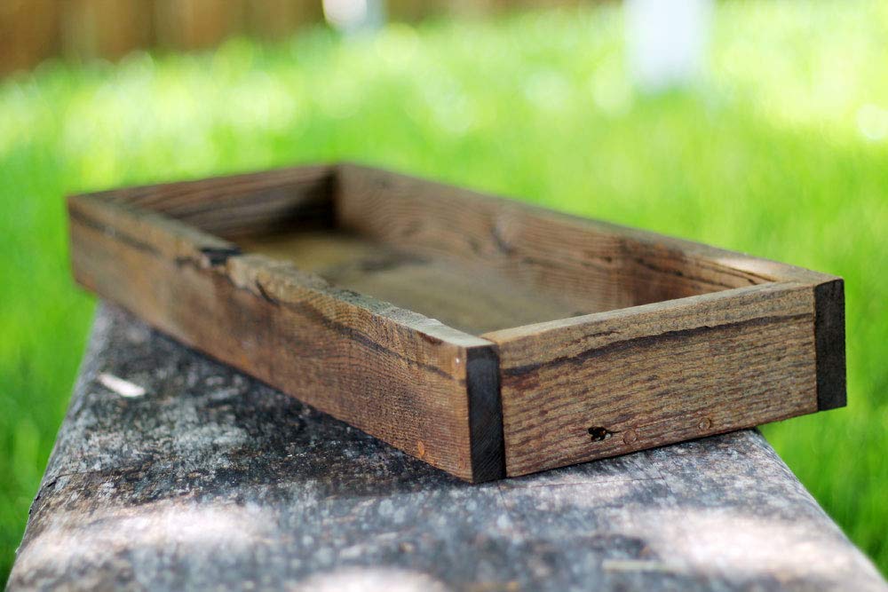 Amazon.com: 18" Rustic Mini Planter Box (2" T) : Home & Kitchen