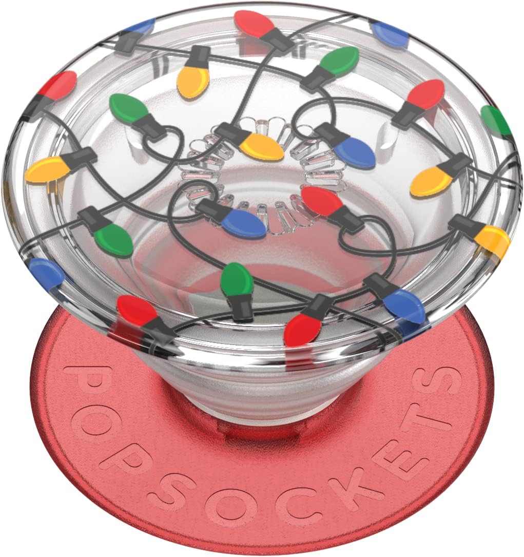 Amazon.com: Funny Merry and Bright Christmas Lights PopSockets PopGrip ...