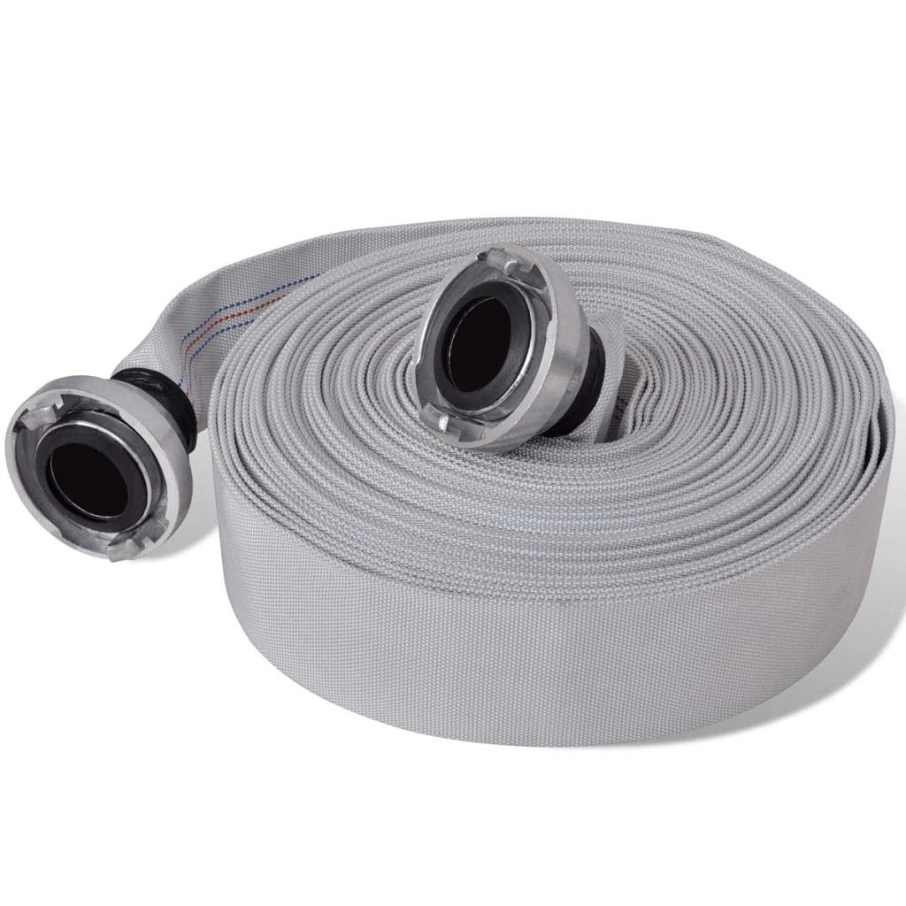 Buy yorten Fire Hose Flat Hose 20 m, Water Pump Hose Nozzle with C ...