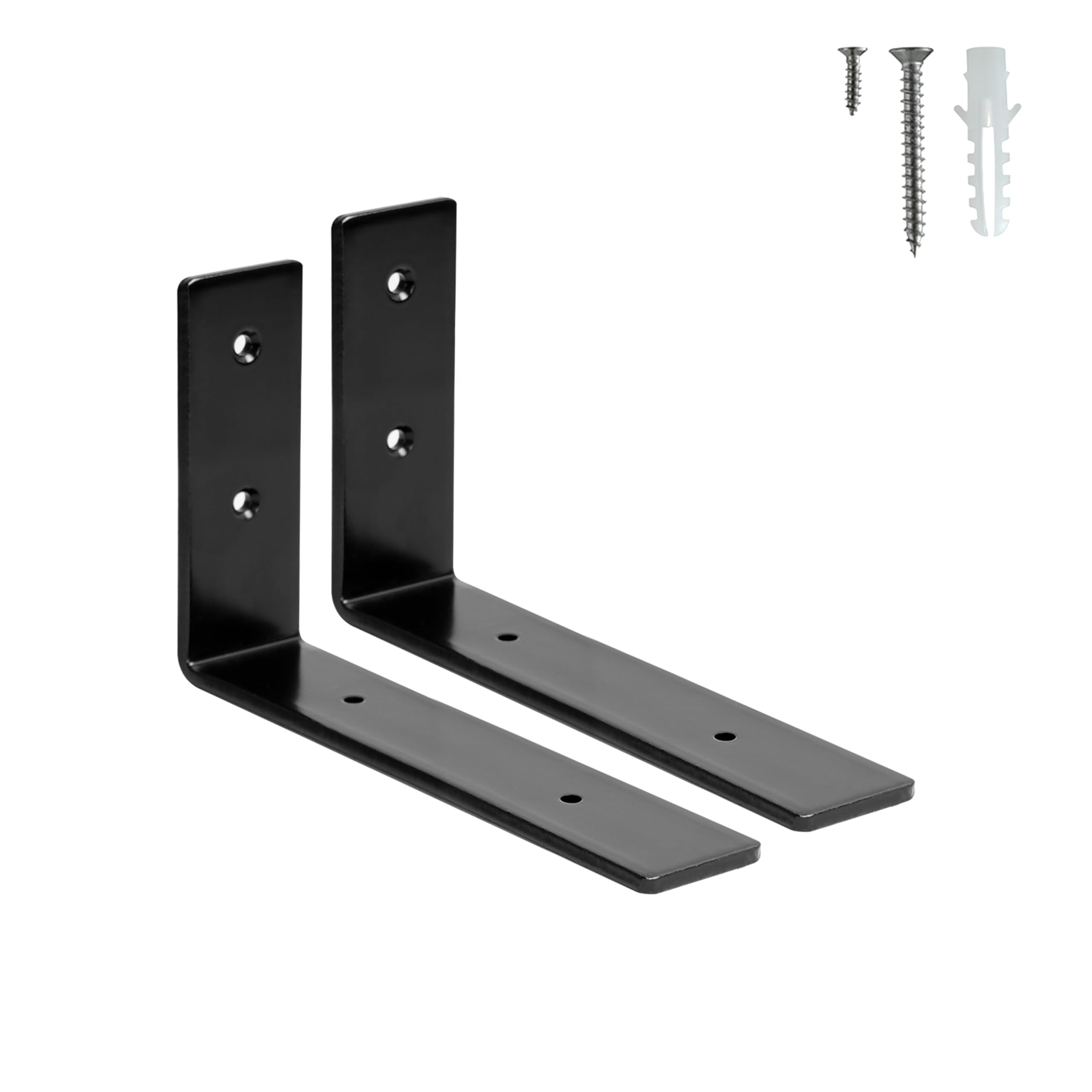 Amazon.com: HEART ART 2 Pack Shelf Brackets 6 inch,L Brackets for ...