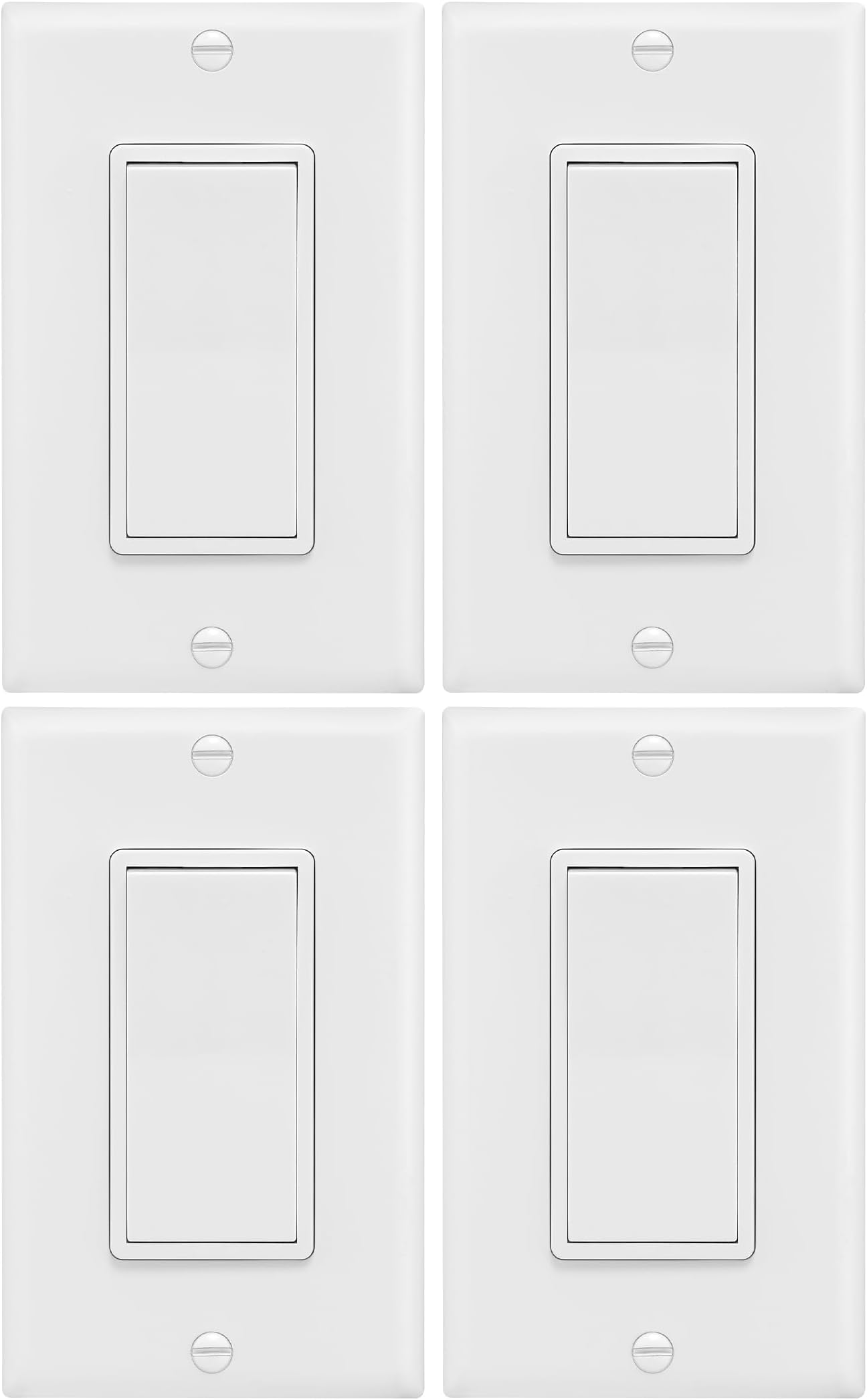 Eaton 7504BK 15 Amp 4-Way Rocker Decorator Switch, Black - Amazon.com