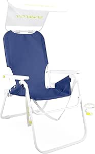 Amazon.com: SUNFLOW The Tall Sand Dune Premium Beach Chair, Portable ...
