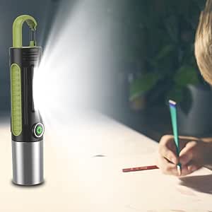 Amazon.com: New Telescopic Flashlight, Multifunctional Rechargeable LED ...