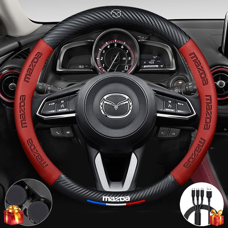 Amazon.com: Generic Customized Steering Wheel Cover Compatible with ...