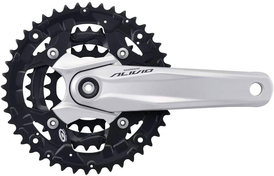 Amazon.com : SHIMANO Alivio Chainset 44/32/22 Fc-m430 Silver Crankarm ...