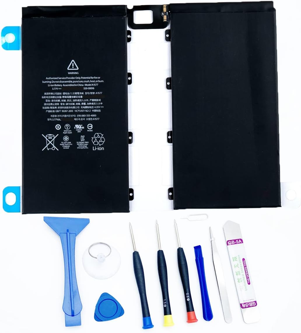 Amazon.com: Pinsinholy A1577 Battery 020-00016 Compatible with iPad Pro ...