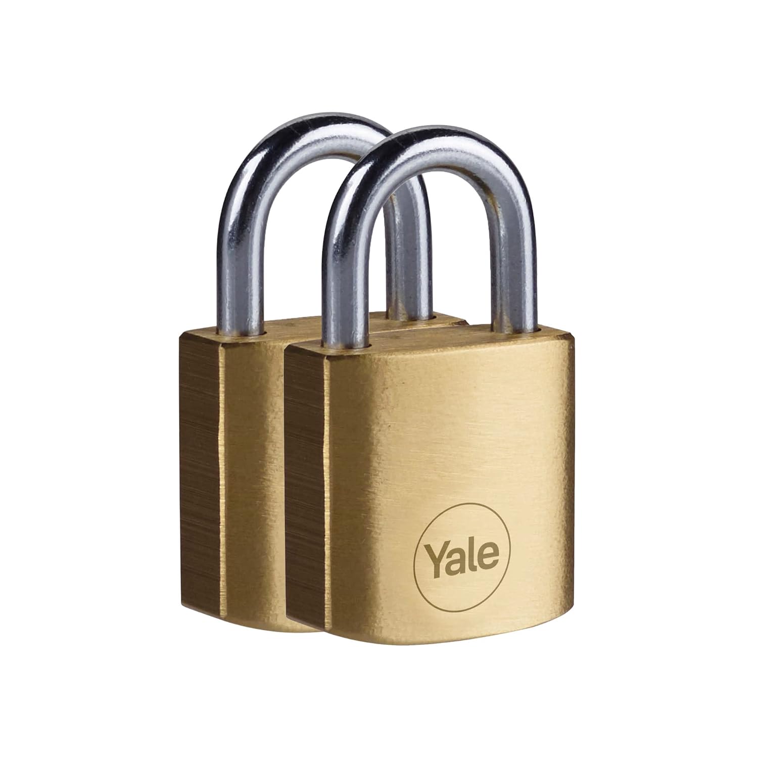 Yale Brass Padlock 25 mm Set of 2 pcs (3 Common Keys) : Amazon.in: Home ...