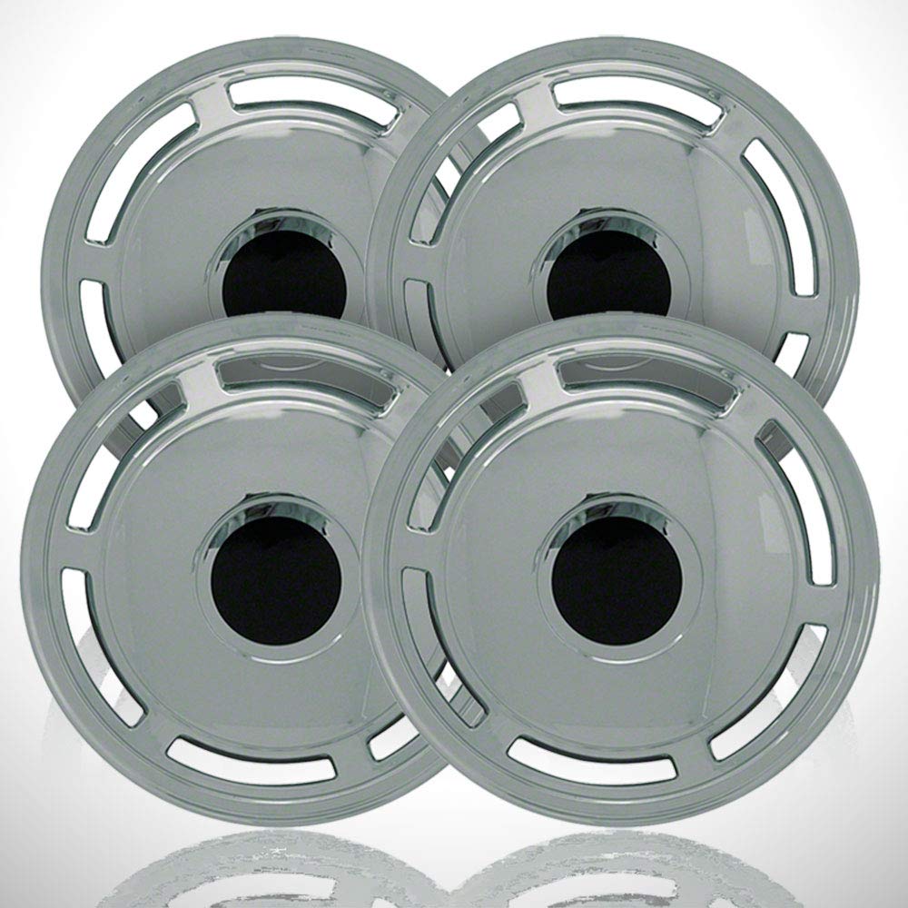 Amazon.com: 4-Pack of 15' Push-on Chrome Hubcaps fit for Caprice 1986 ...