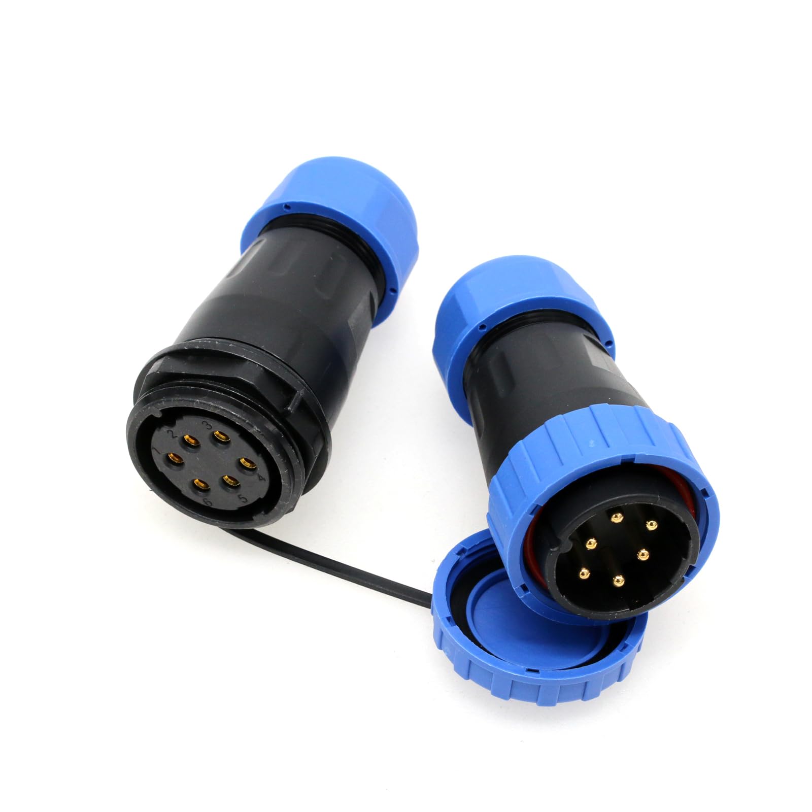 Amazon.com: ZBLZGP TY28 6 Pin 25A Screw Crimping Without Welding ...
