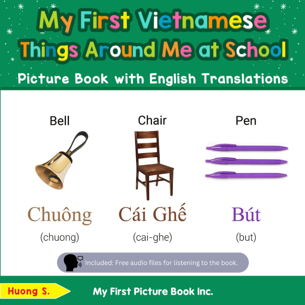 My First Vietnamese Things Around Me at School Picture Book with ...
