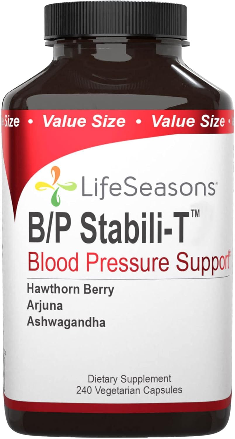 Amazon.com: LifeSeasons - B/P Stabili-T - Blood Pressure Support ...