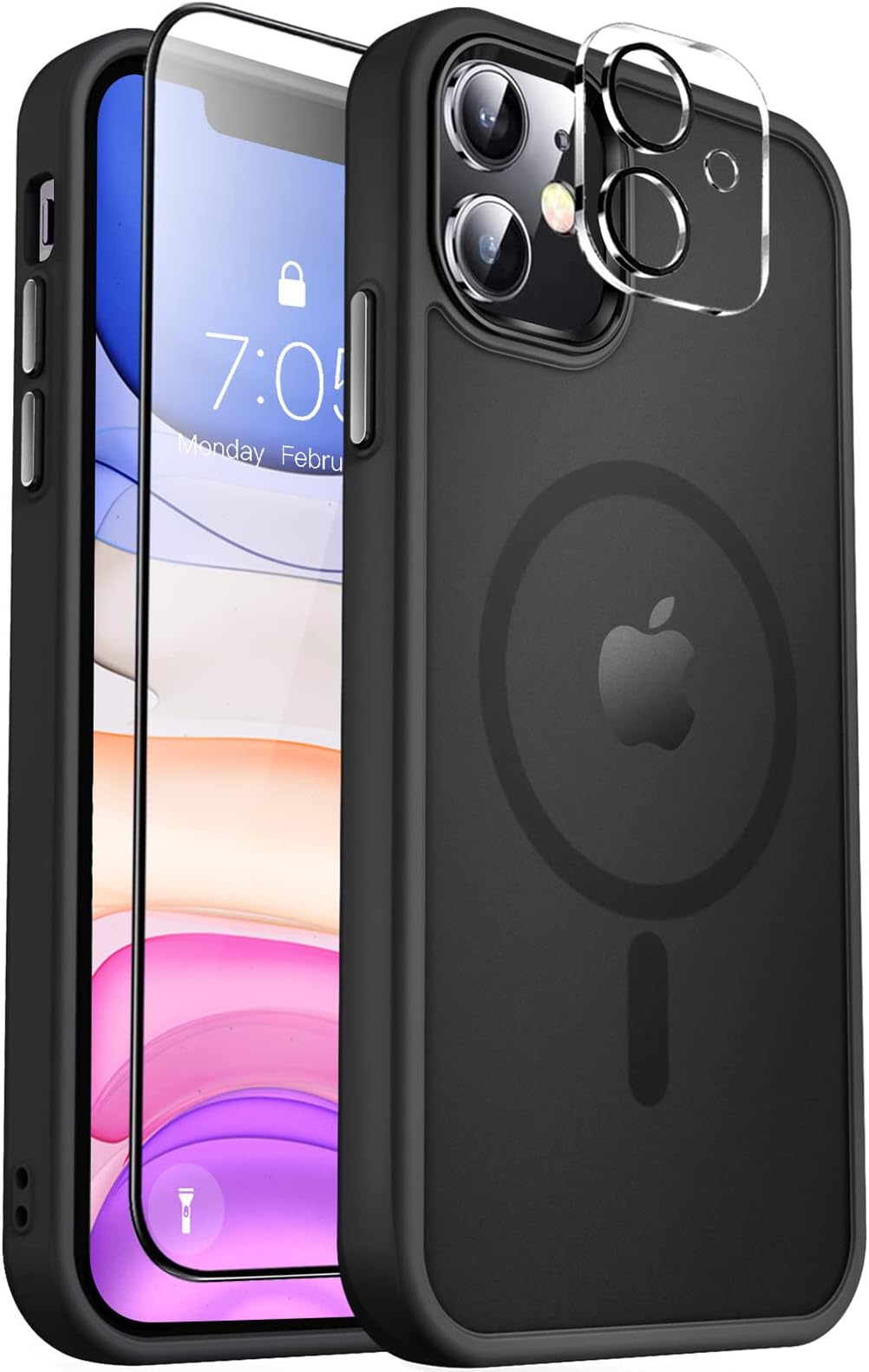 Amazon.com: HVDI Clear Magnetic Case for iPhone 11 with Mag-Safe ...