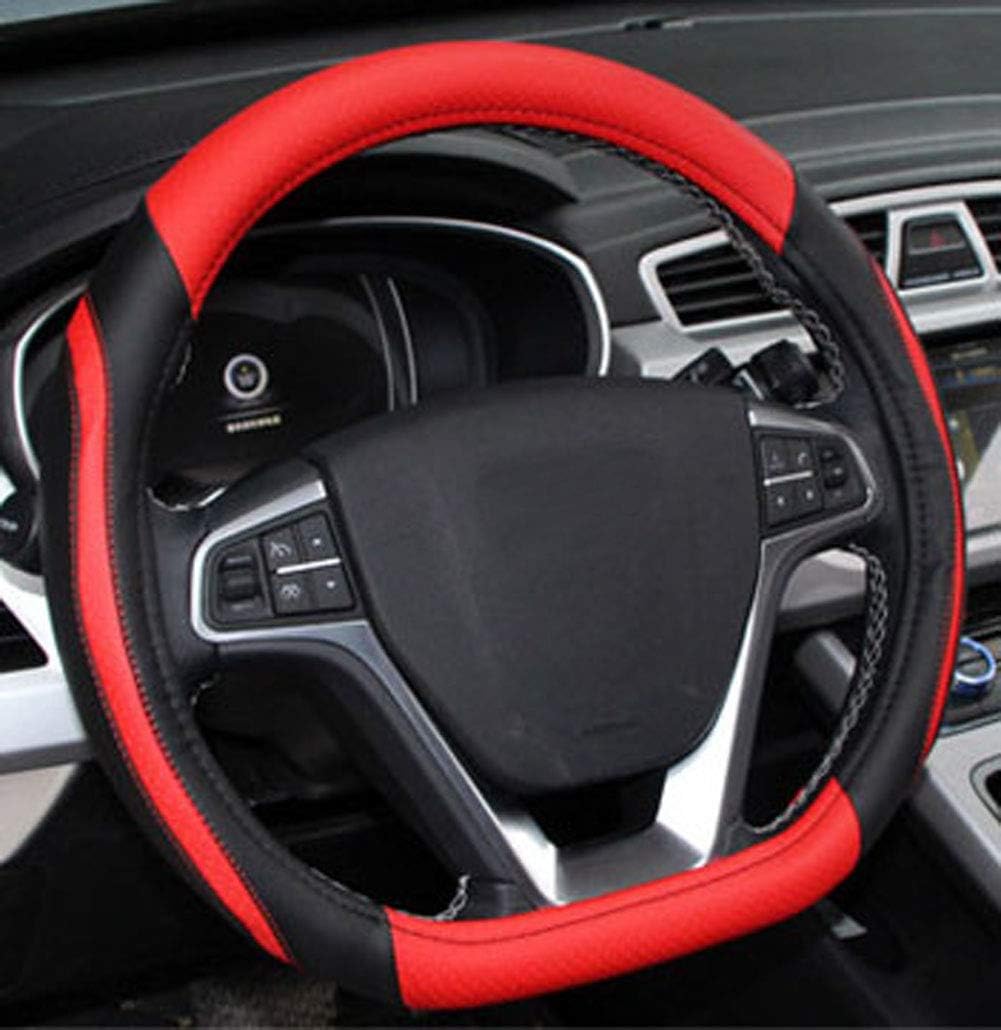 D Cut Steering Wheel Cover - D Shaped Flat Bottom Microfiber Leather ...
