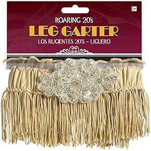 Amazon.com: garter roaring 20s champagne : Clothing, Shoes & Jewelry