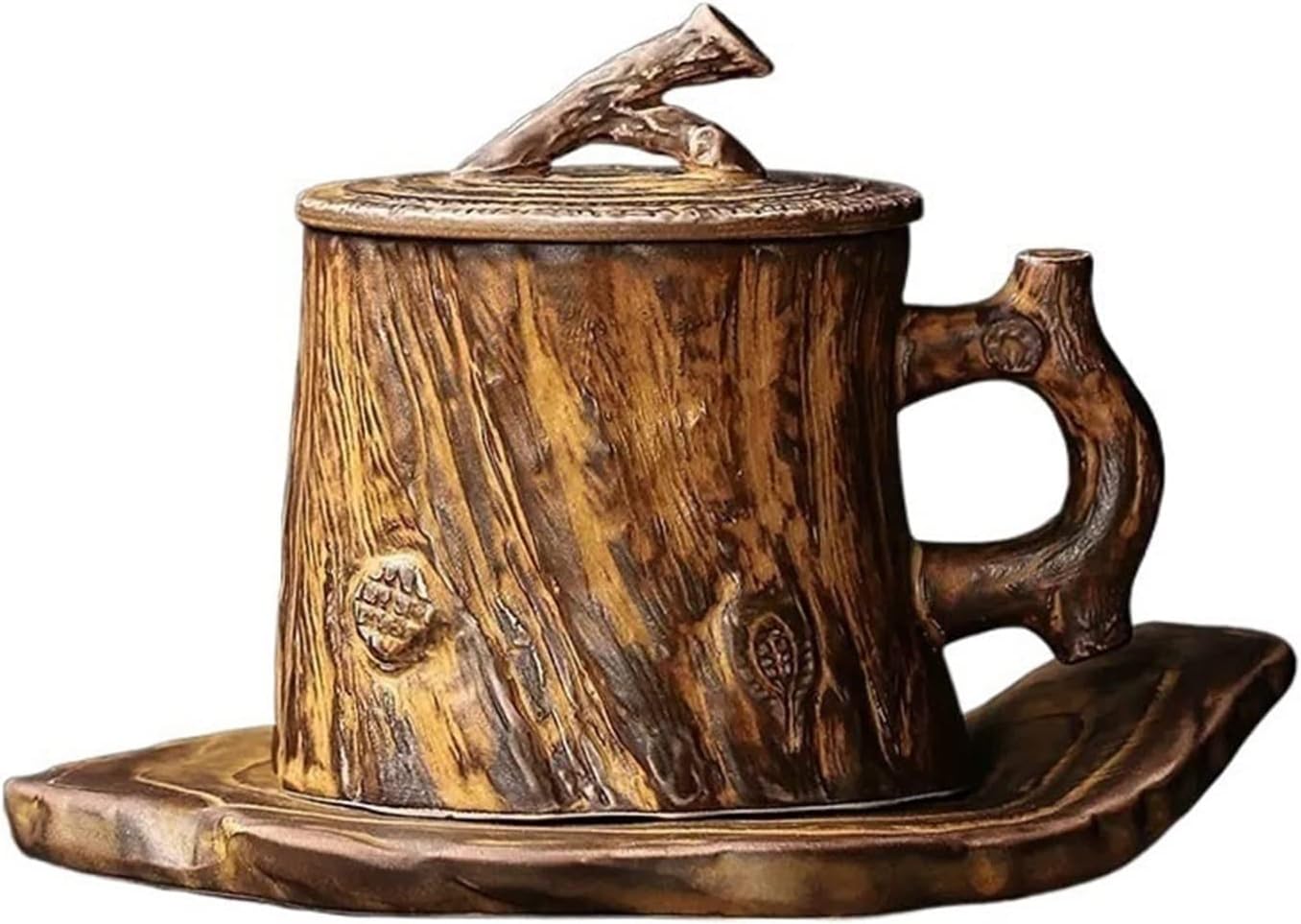 Amazon.com | WOMELF Cup Drinking Cup Hand Made Rough Pottery Imitation ...