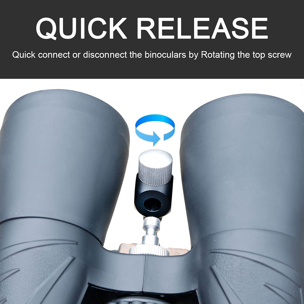 Staoptics Binocular Tirpod Adapter Quick Release 1/4-20Inch Threading ...