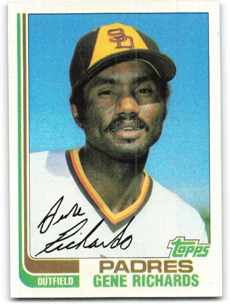 Amazon.com: 1982 Topps Baseball #708 Gene Richards San Diego Padres ...