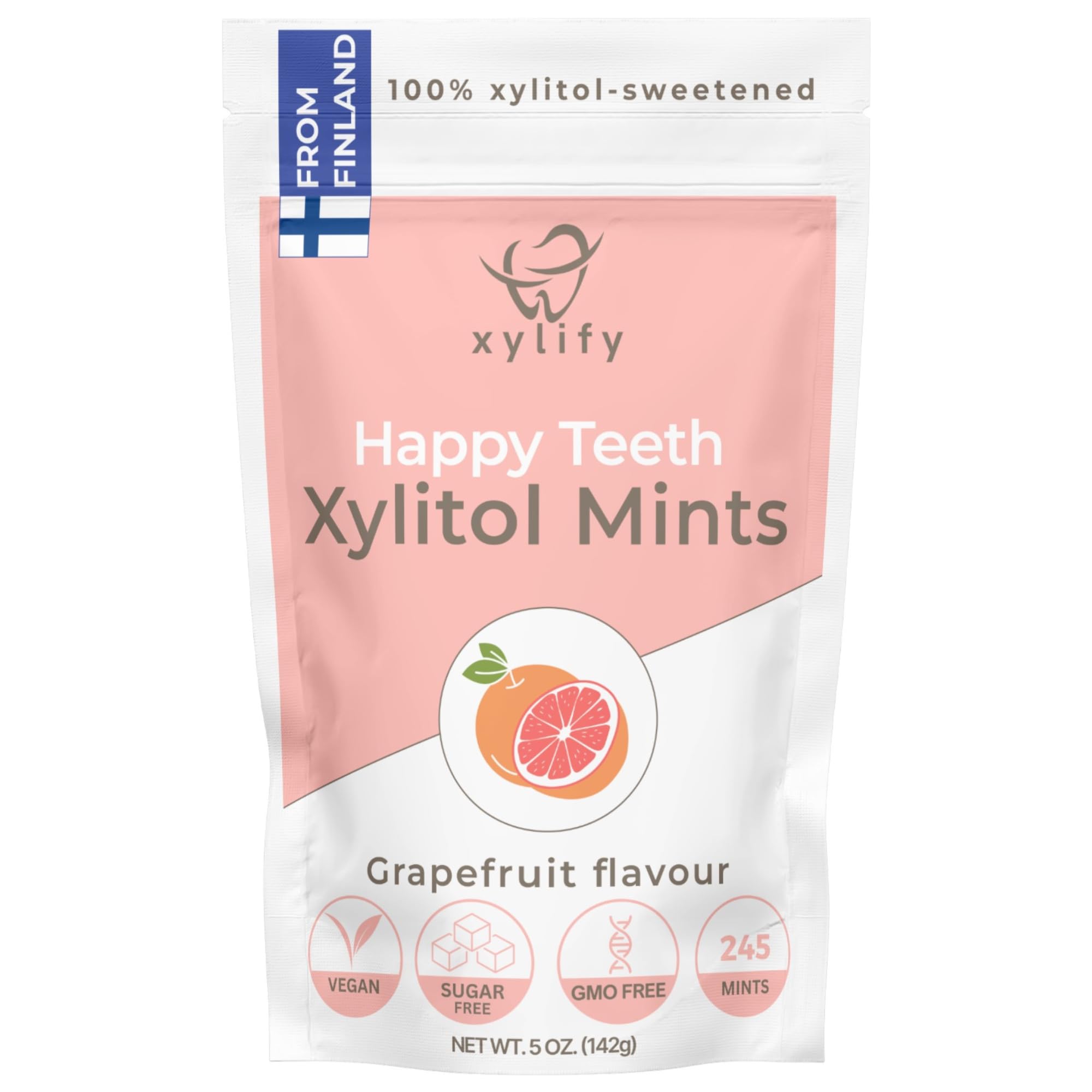 Amazon.com: Xylitol Mints for Oral Care - Grapefruit flavor, 100% ...