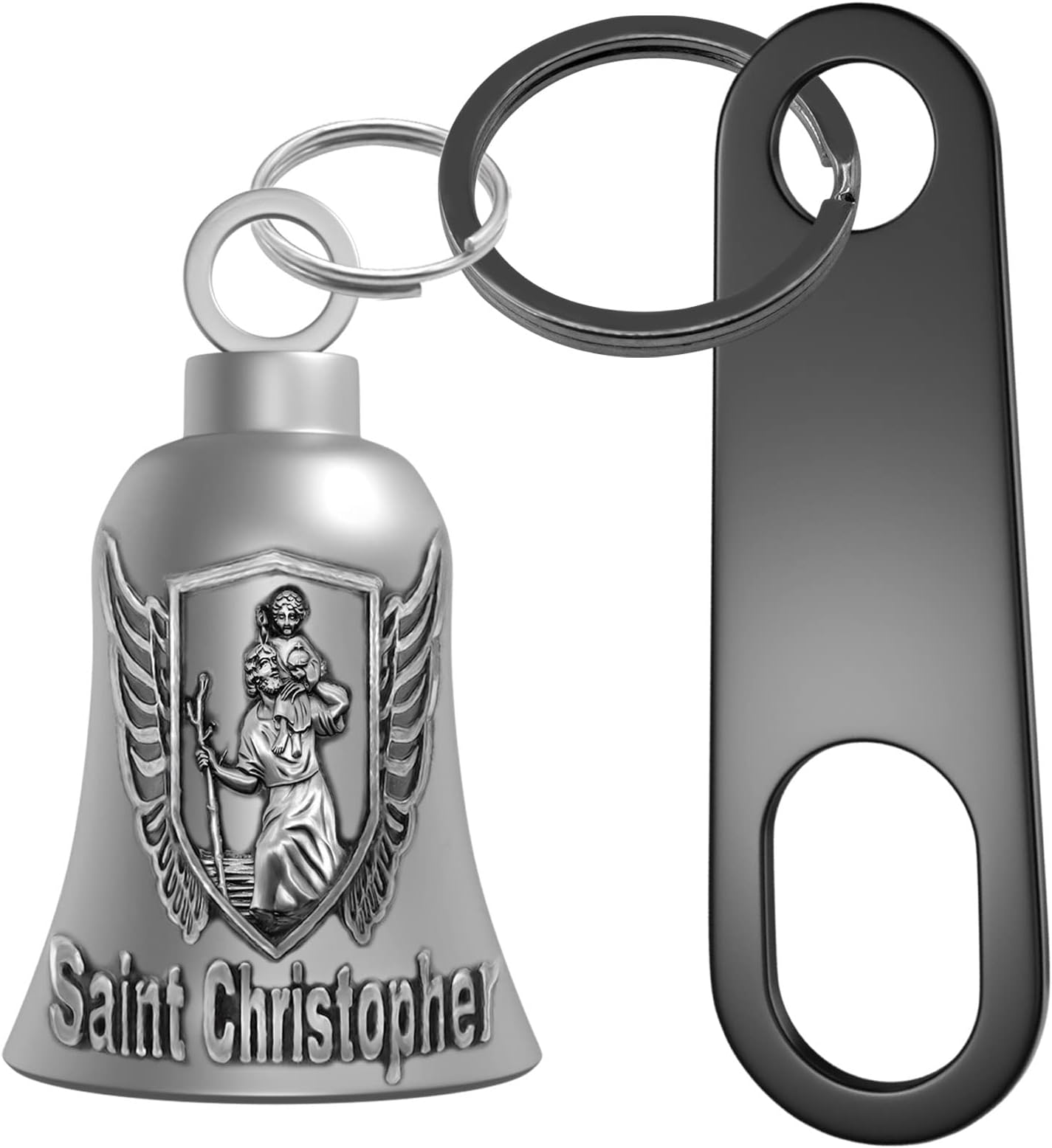 Amazon.com: Bravo Bells Cross Wing Motorcycle Biker Ride Bell or Key ...
