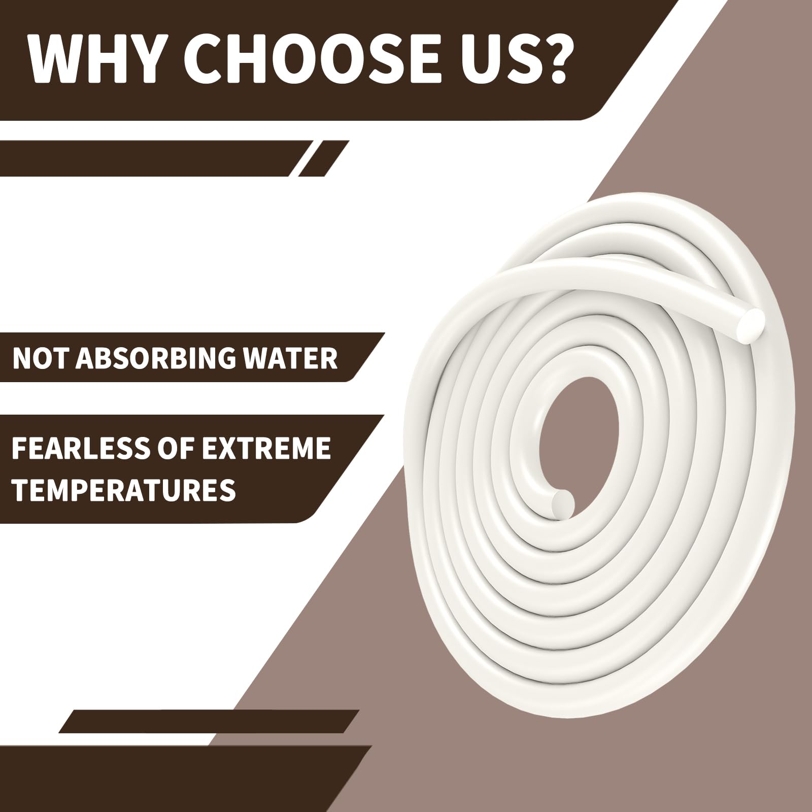 Snapklik.com : DGSL Backer Rod 1/4 Inch, Caulk Saver EPDM Rubber Backer ...