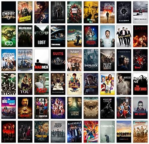 PRINTNET - Aesthetic 54 Pcs Best Web Series and TV Shows Poster | 4 x 6 ...