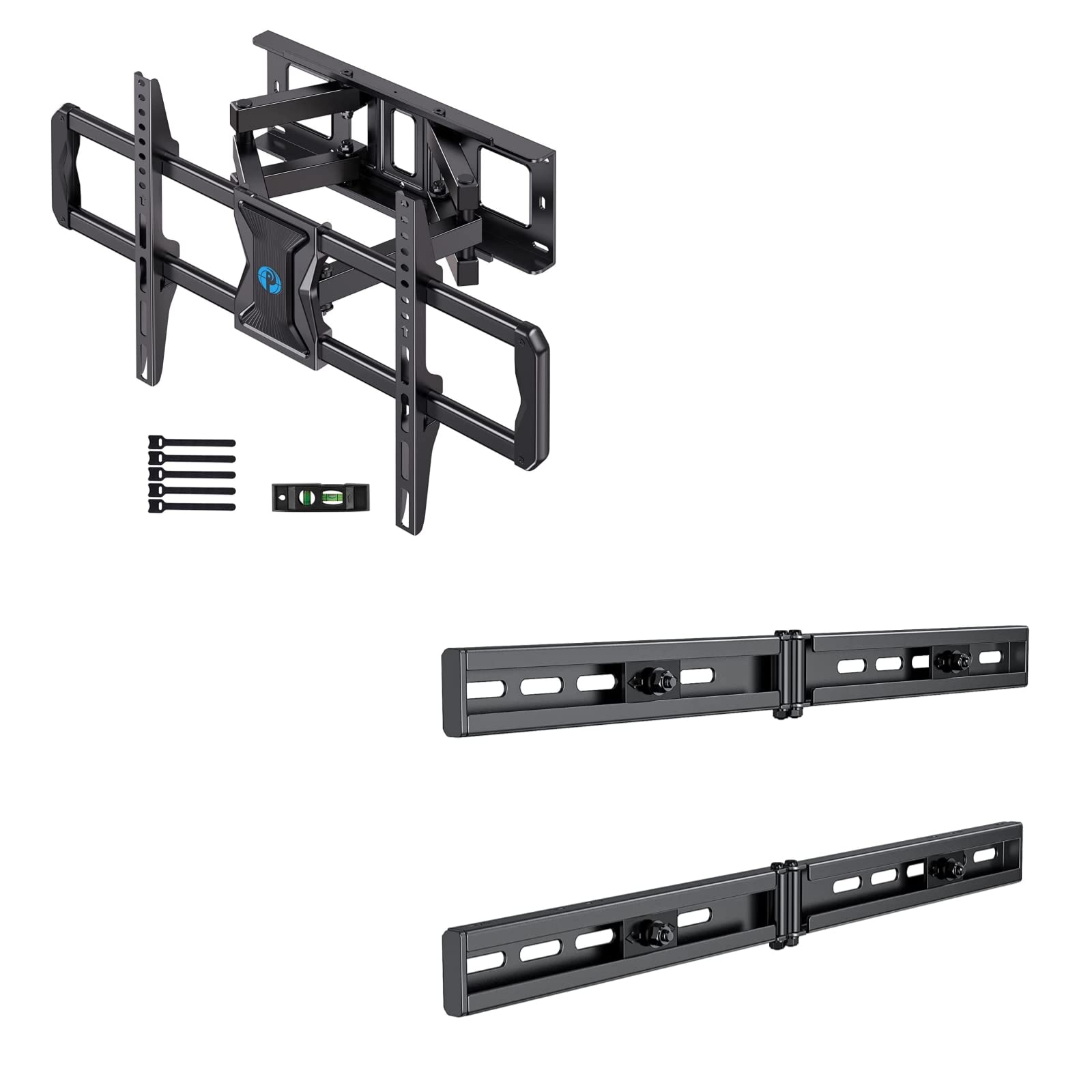 Amazon.com: Pipishell Full-Motion TV Wall Mount with Dual Articulating ...