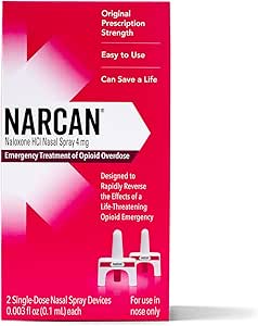 Amazon.com: NARCAN Nasal Spray 4 mg, Emergency Treatment of Opioid ...