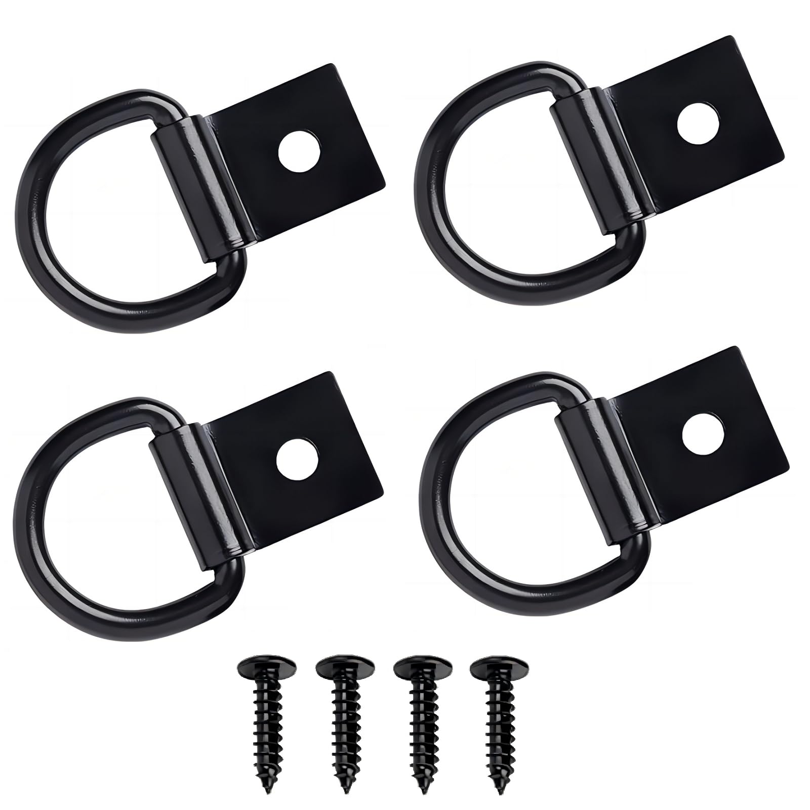 Amazon.com: 4 Pcs D Rings Tie Down Anchors Hooks for Floor Trucks RV ...