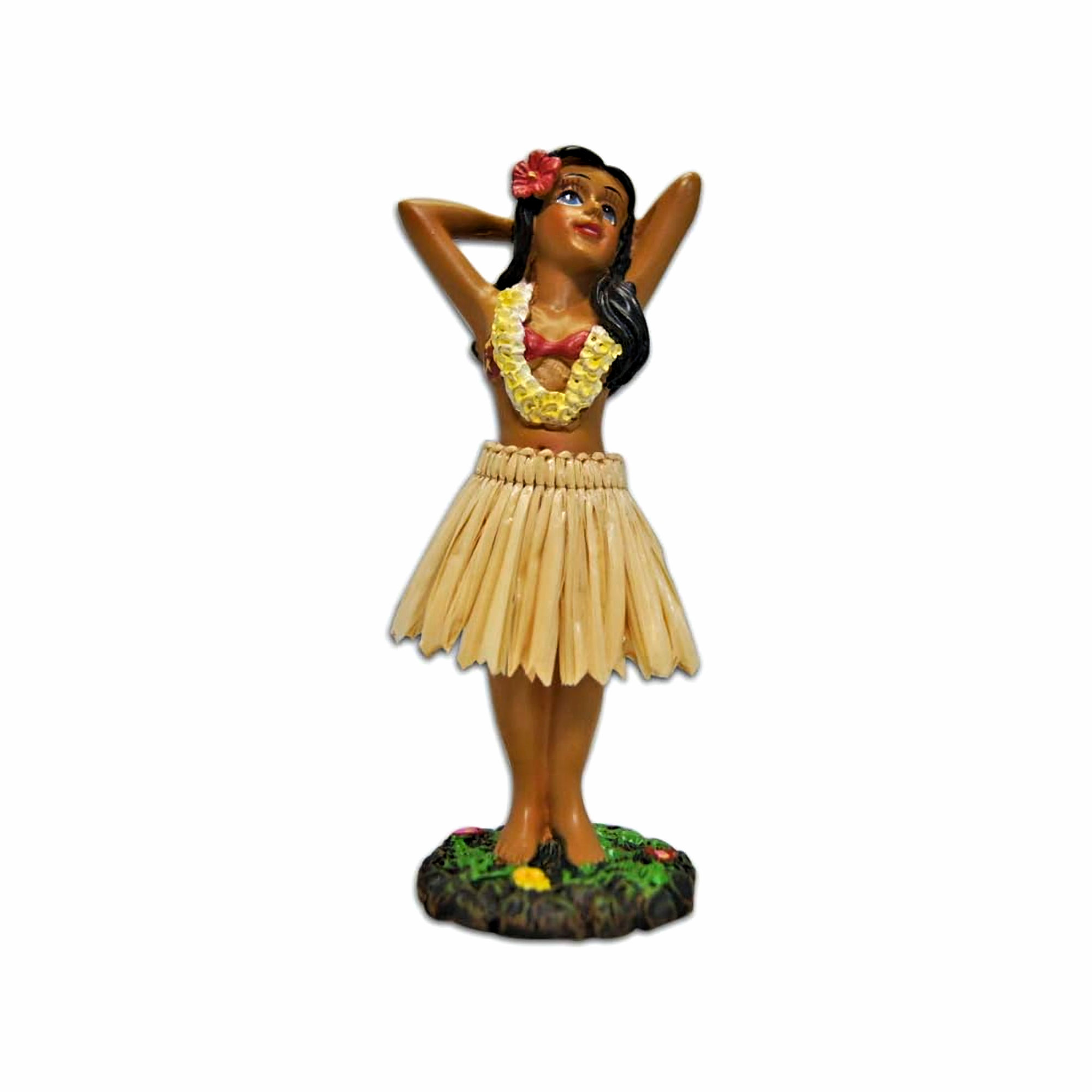 Watch Hawaiian Dashboard Small 4" Posing Hula Girl Doll For Car on ...