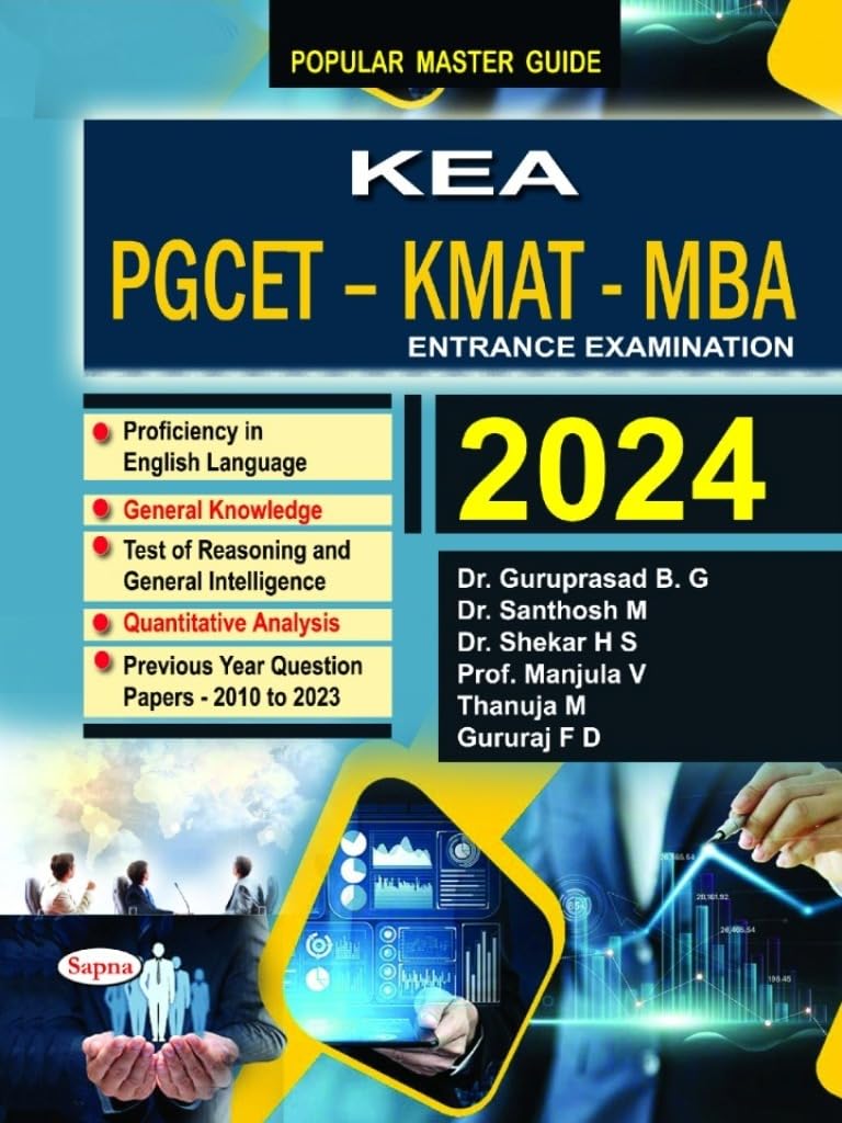 Buy PGCET - KMAT - MBA Entrance Examination - 2024|With 2010 To 2023 ...