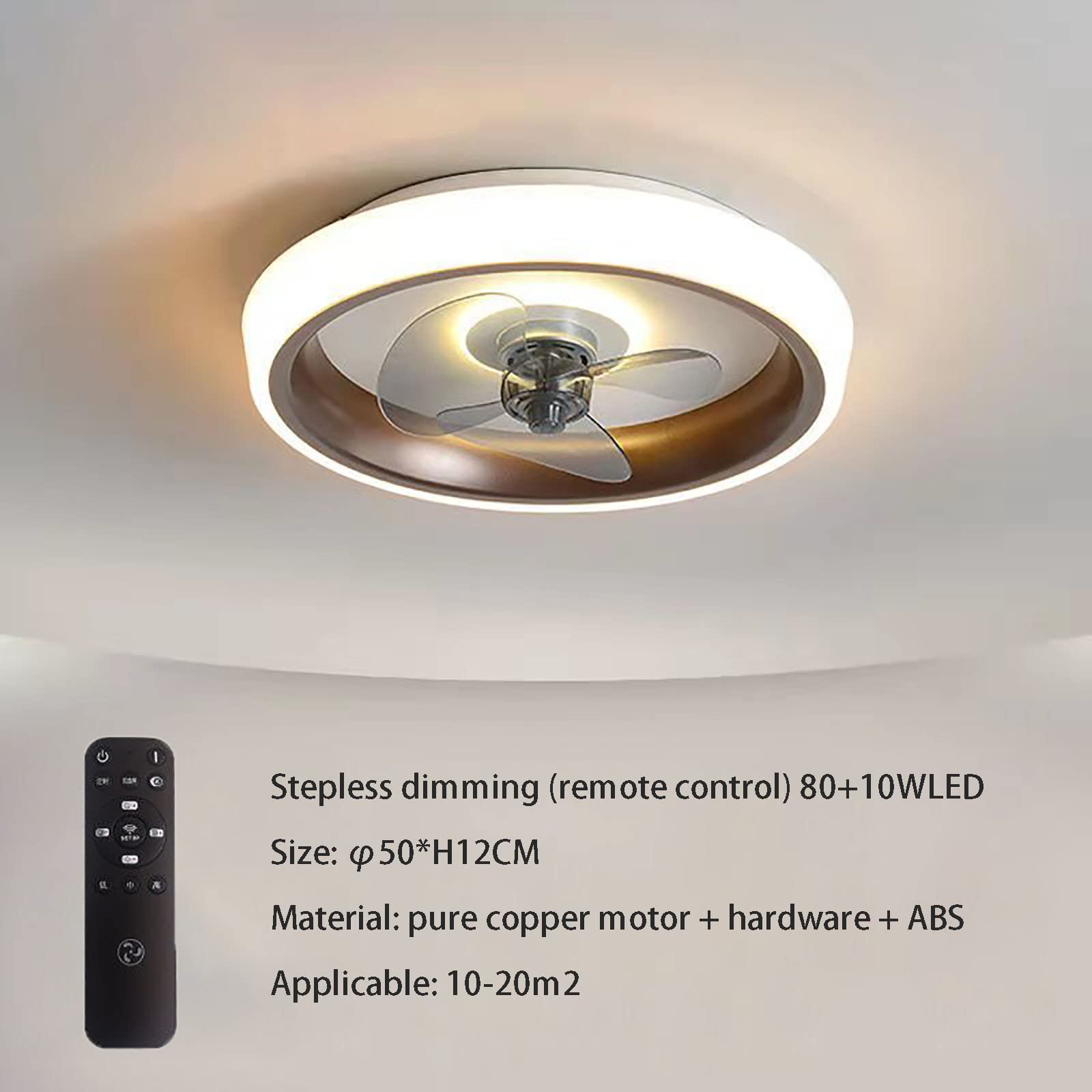 Remote Control Light Fixture JETSTRÖM LED Ceiling Light Panel, Smart