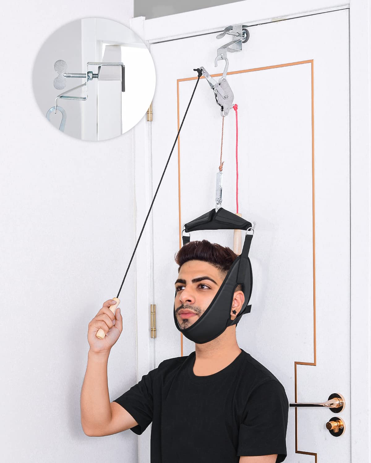 Buy All New Cervical Neck Traction Device,Safety Ratchet Door Neck ...