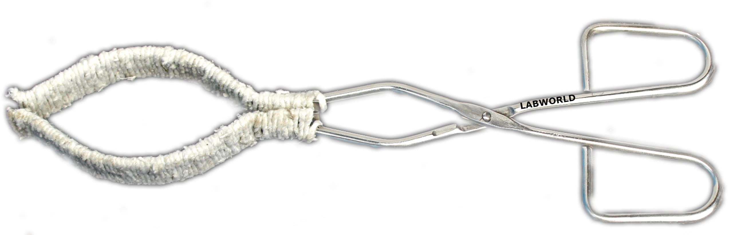Labworld Steel Beaker Tongs for Laboratory Size 12 inches with Cotton ...